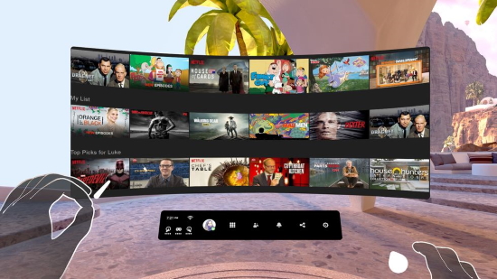 The artful opulence of watching Netflix with the Oculus Quest 2 proves ...