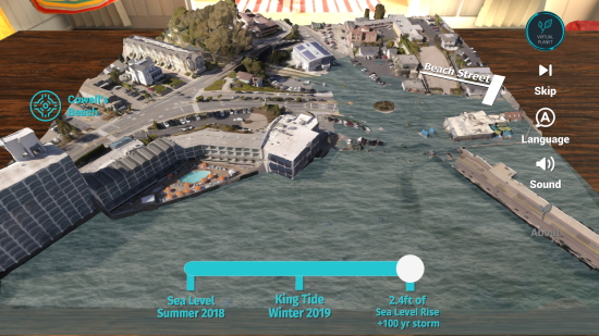 Researchers use VR, presence to show dangers of sea level rise - ISPR