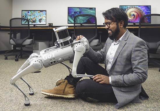 Purdue University computer scientist Aniket Bera works to help AI ...