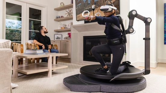 Virtuix Omni One 360-degree treadmill for consumers lets you step into ...