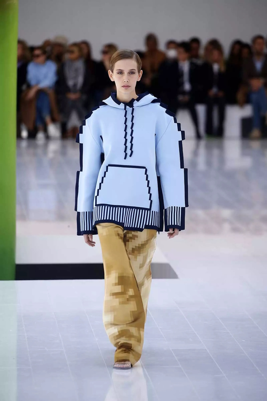 Inverse presence: Loewe debuts pixelated clothes that blur line between ...