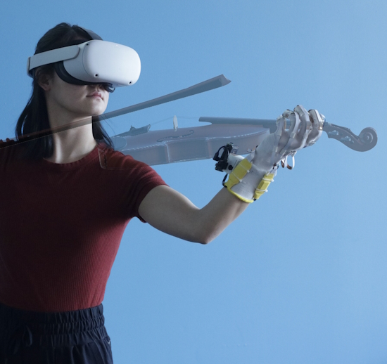 New wireless glove design for VR overcomes the clunk and bulk of haptic ...